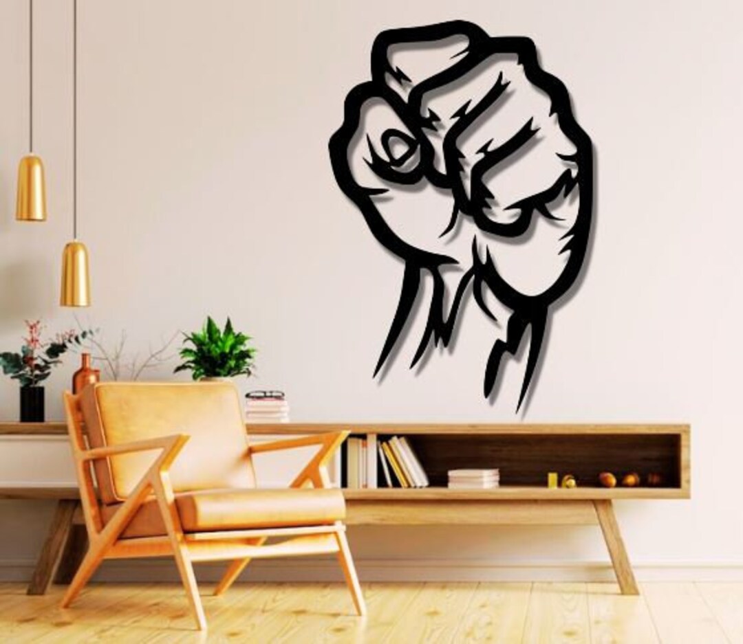 Fist Dxf Svg Png Files , Power , Fight , Force , Bravery , Strong ...