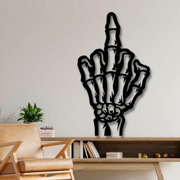 Middle Finger Dxf - Etsy