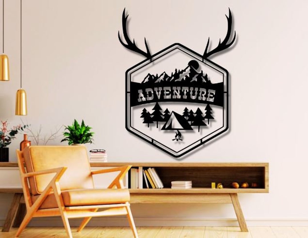 Nature Dxf Svg Png Files Adventure Explorer Horn Mountains Forest ...
