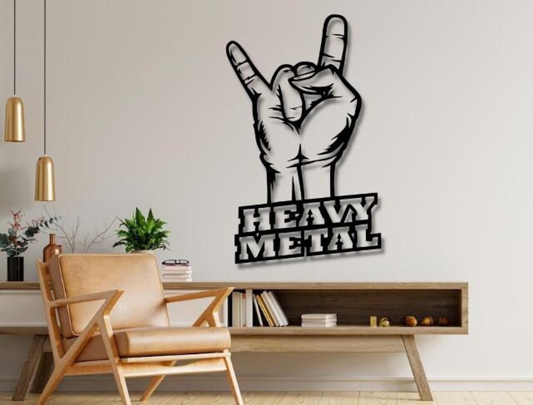 Heavy Metal Dxf , Svg , Png , Files , Rock , and , Roll , Metal , Music ...