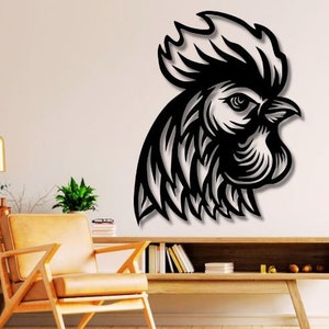 Rooster Face Dxf , Svg , Png , Files , Rooster , Face , Head , Portrait ...