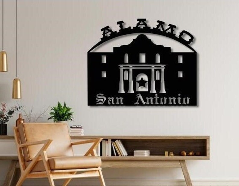 Alamo Dxf , Svg , Png , Files , Laser Cut , Wall Art , Alamo , San ...