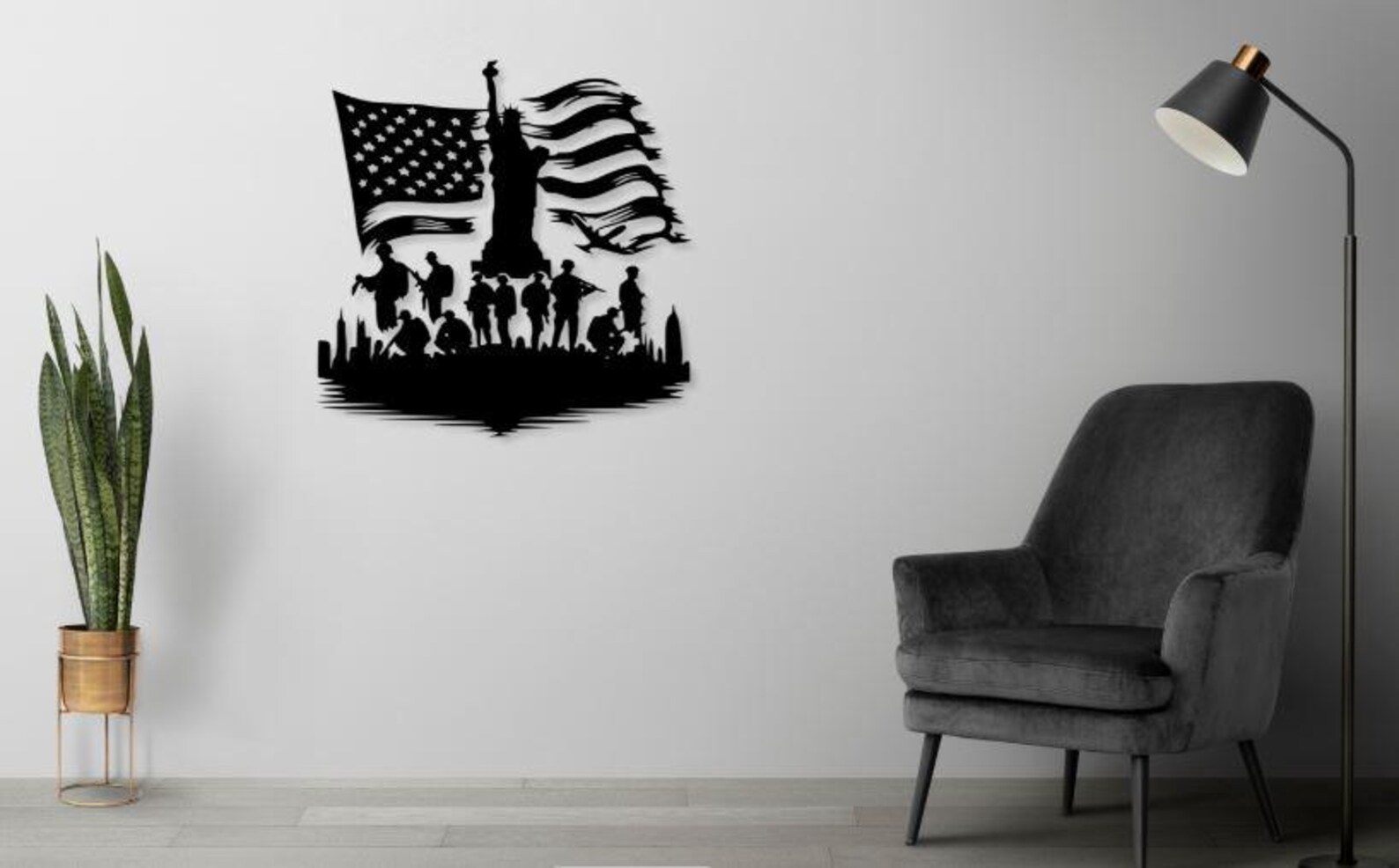Patriot Svg Dxf Png Files USA Flag Vector Art Cut for Cnc Plasma Laser ...