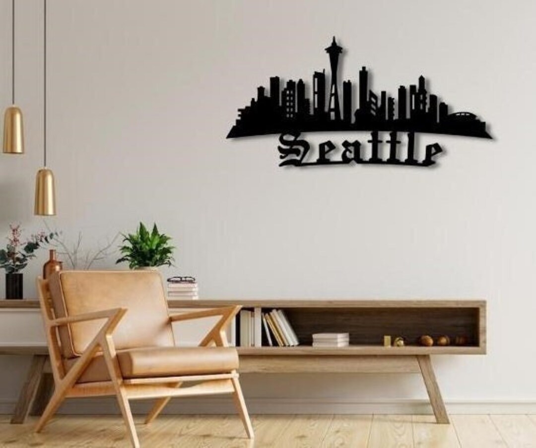 Seattle Dxf , Seattle Svg , Png , Files , Seattle City ,metal Sign ...