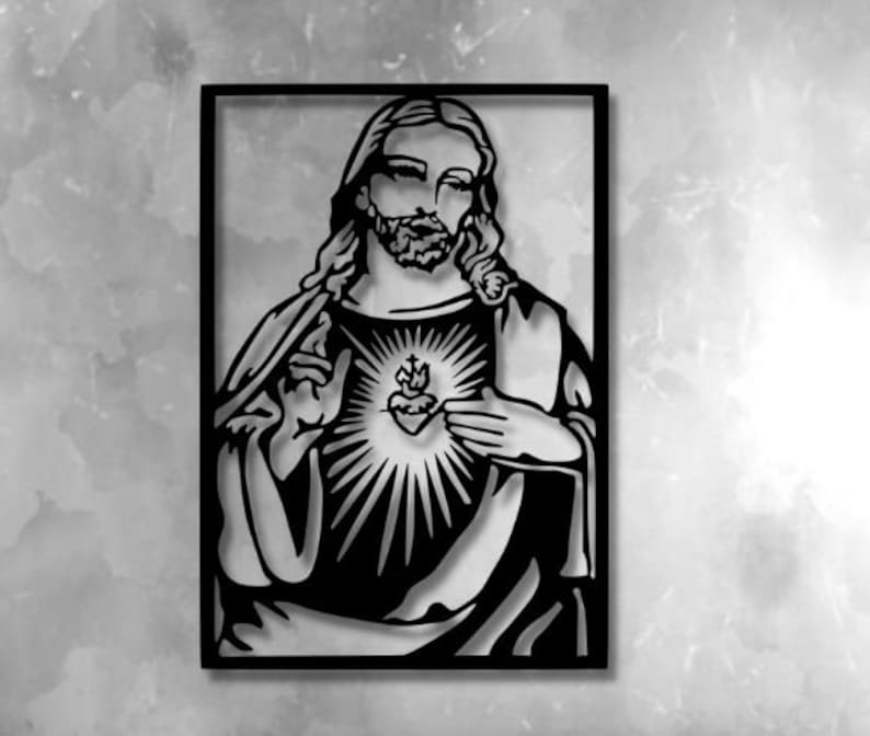 Jesus Dxf Svg Png Files Jesus Cross Religion - Etsy