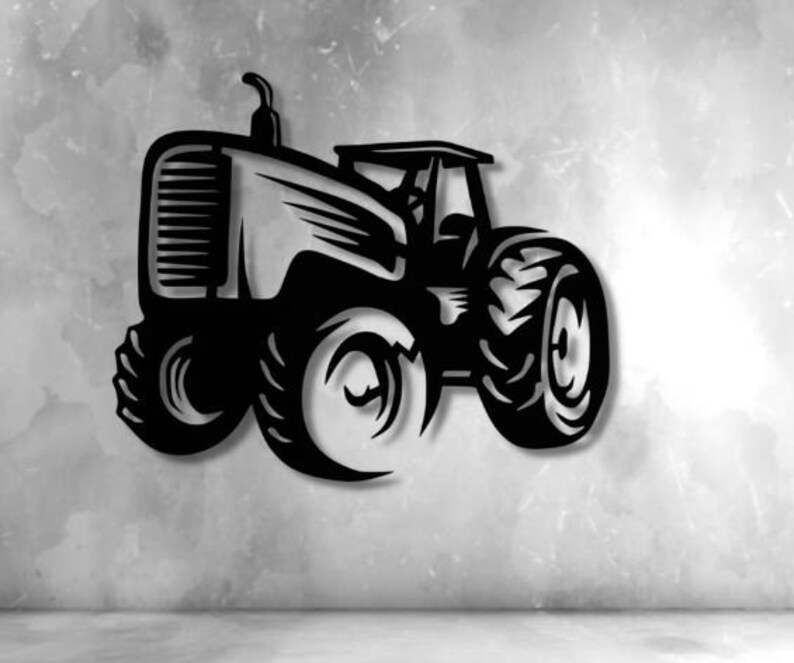 Tractor Dxf Svg Png Files Laser Cut Tractor Farm - Etsy