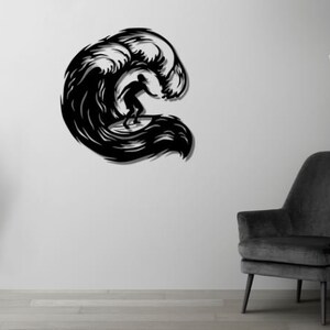 Surf Wave Dxf Svg Png Files Surfing Summer Sport, Sea , Wave , Waves ...