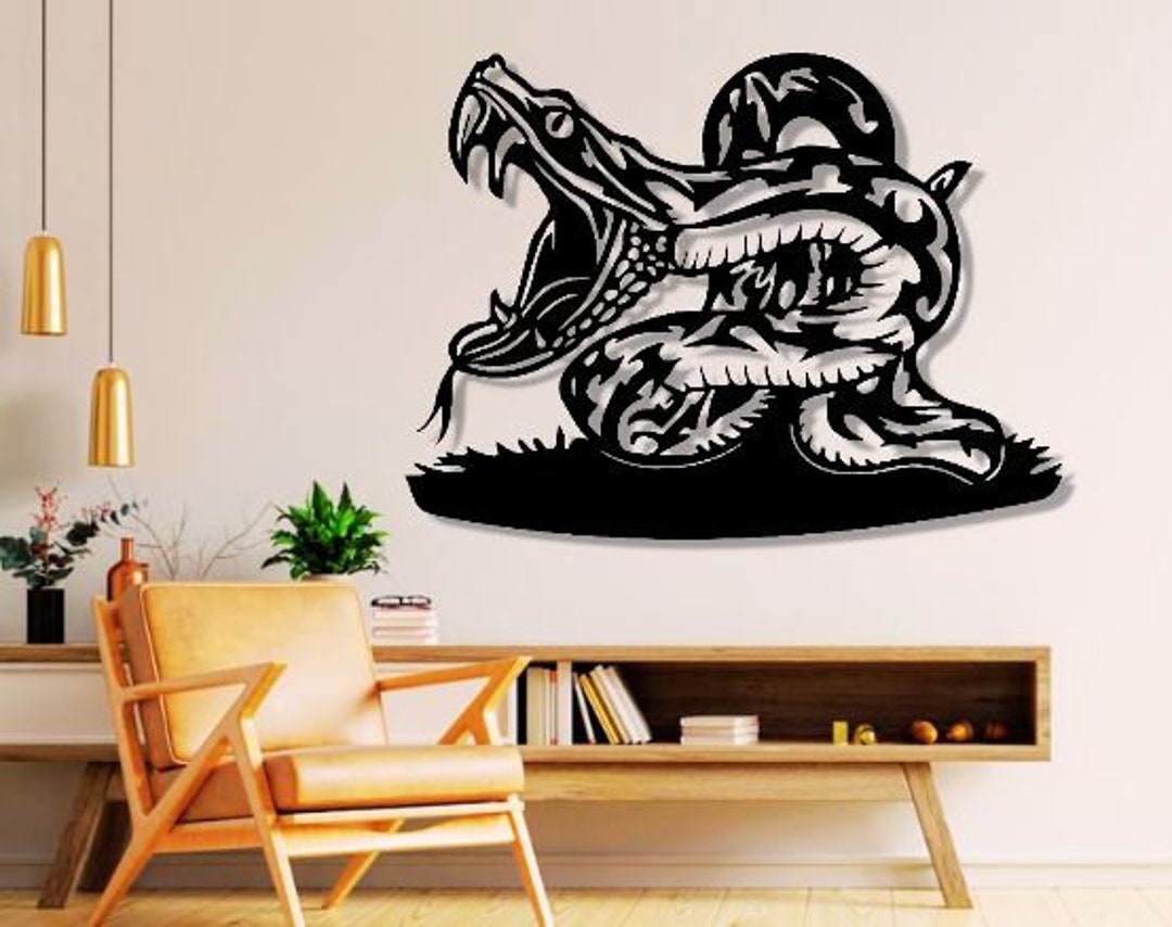 Copperhead Dxf Svg Png Files , Snake , Copperhead , Toxic , Wall Art ...