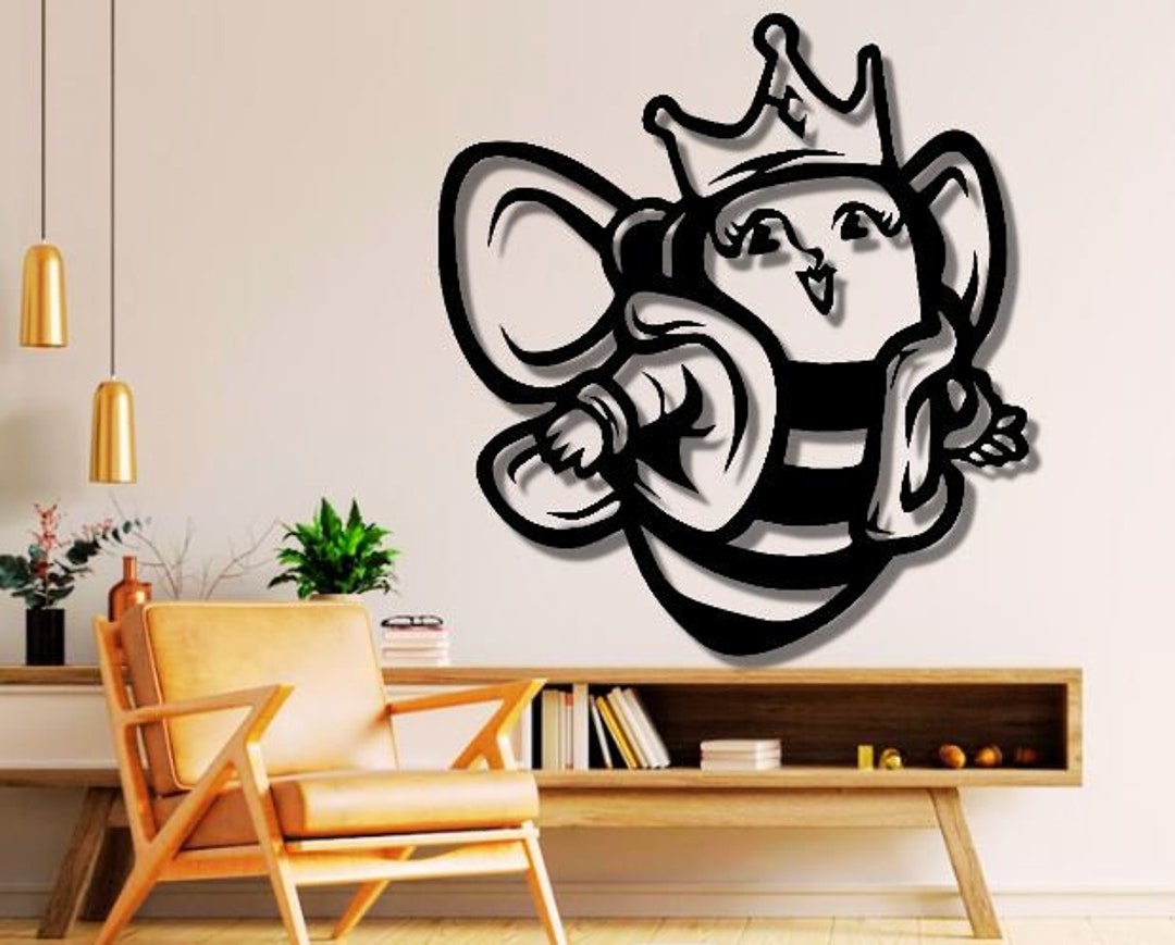 Abeja Reina Dxf , Svg , Png , Archivos , Abeja , Miel , Panal , Corte ...