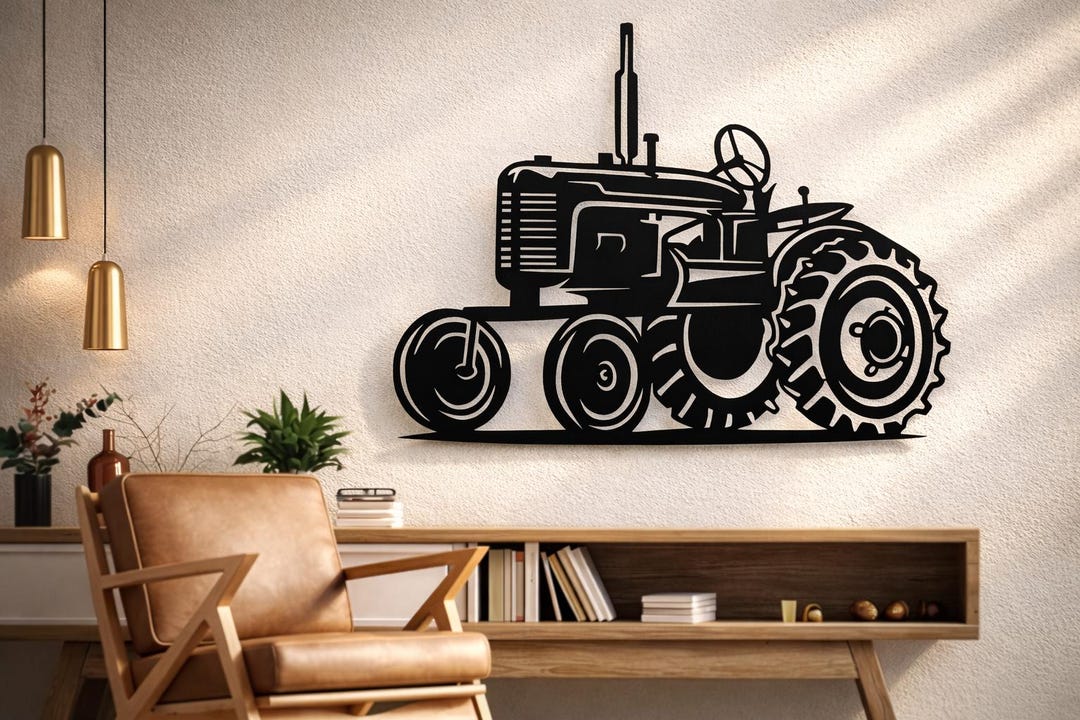 Traktor-Svg-Dxf-Png-Dateien Vektor-Kunst-Schnitt für Cnc-Plasma-Laser ...