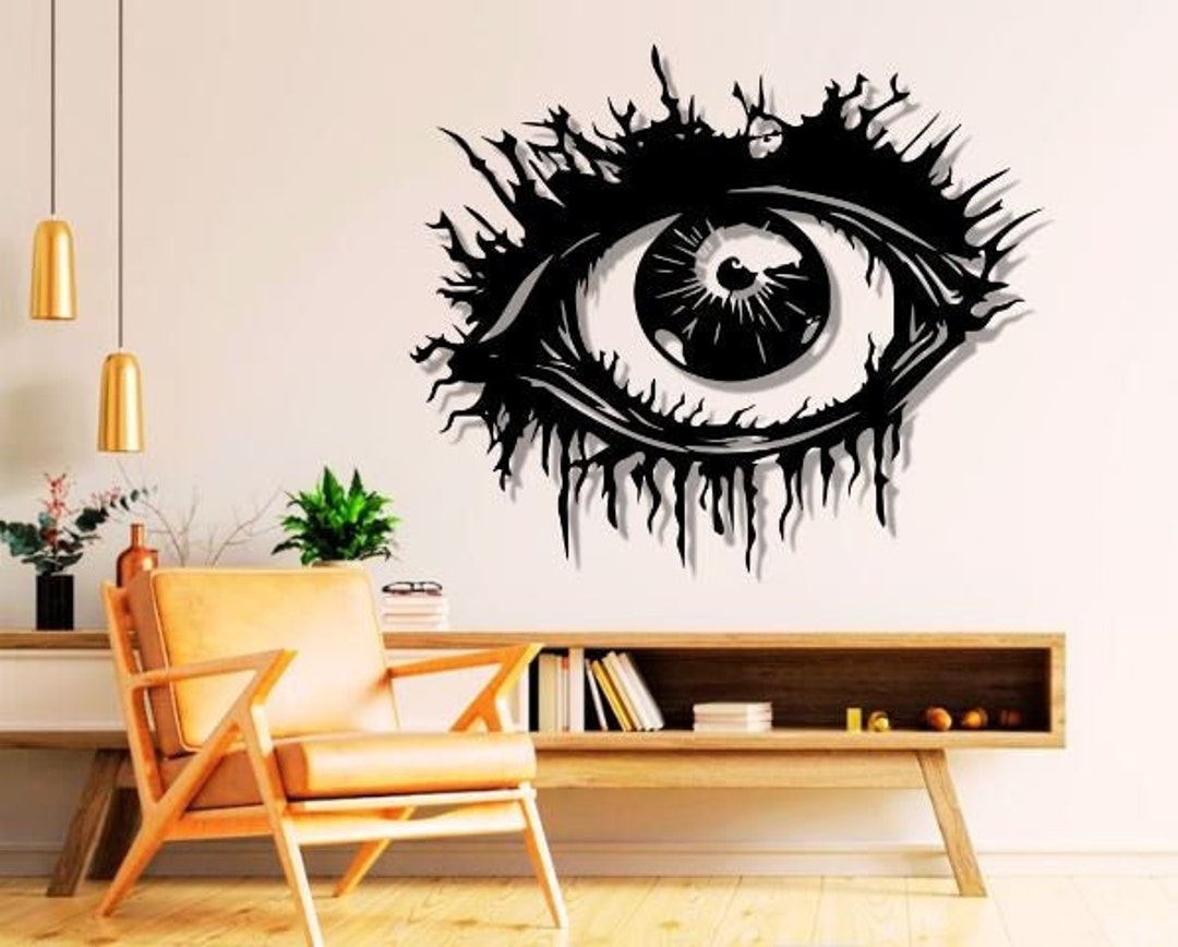 Horror Eye Dxf Svg Png Files , Horrified , Terrible , Furious ...