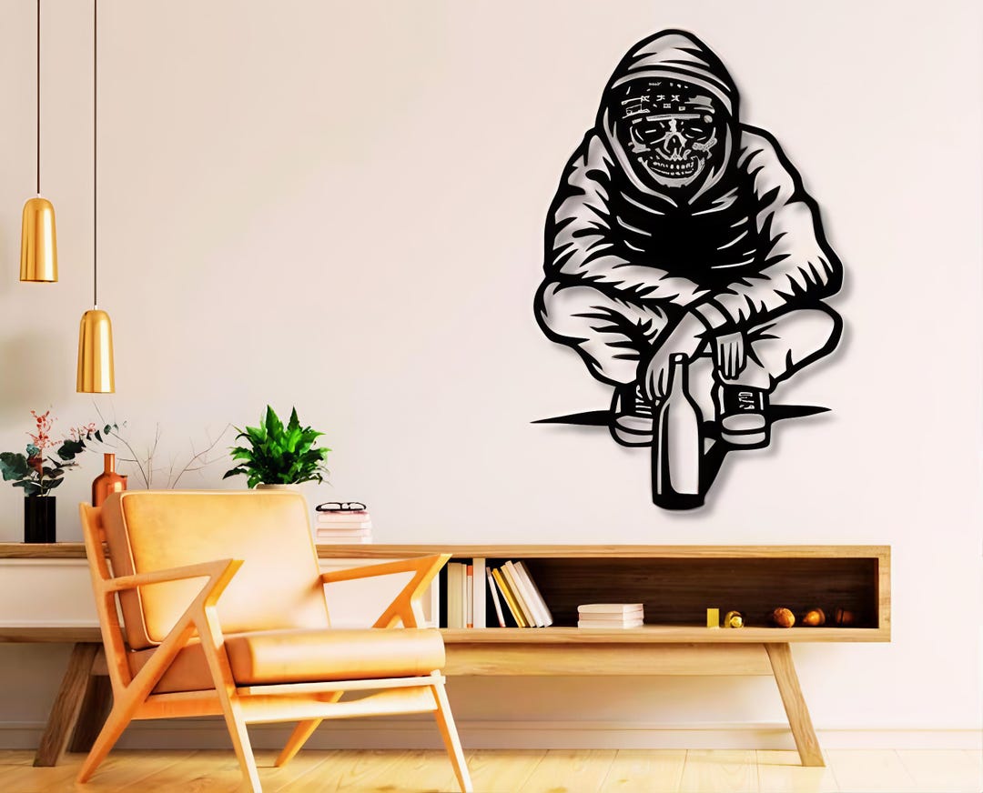 Vagrant Dxf Svg Png Files Street Boy Laser Cut File Plasma Tramp Punk ...