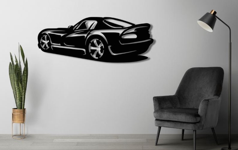Racing Car Dxf Svg Png Files Sport Car Wall Art - Etsy