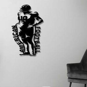 Football Player Dxf Svg Png Files American for Cnc Laser Plasma Cut ...