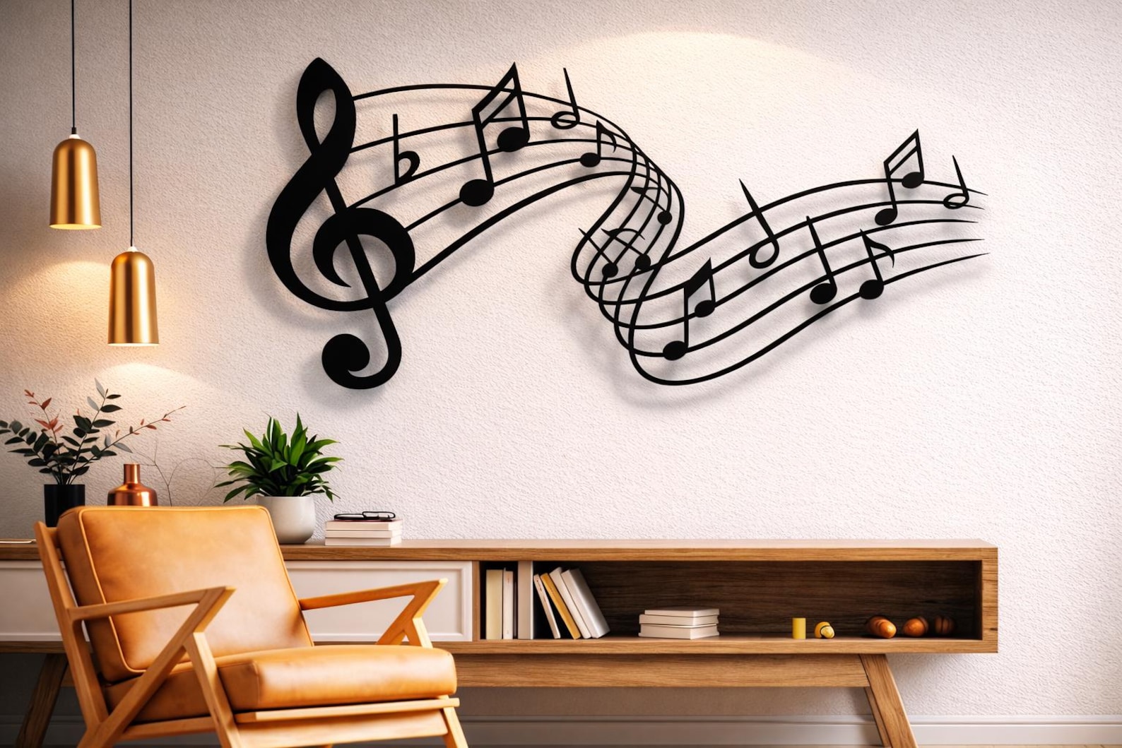 Music Notes Metal Wall Art Files for CNC (svg, Dxf, Png) - Etsy