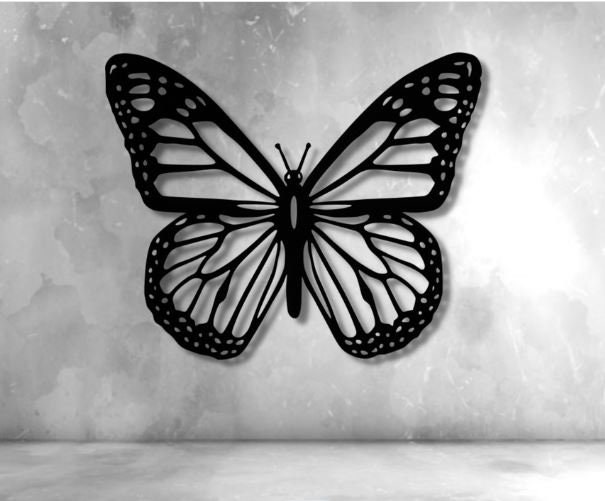 Butterfly Dxf Svg Png Files Butterfly Wall Art - Etsy