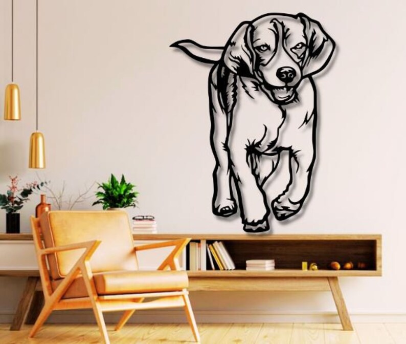 Running Dog Dxf Svg Png Files Run Dog Beagle - Etsy