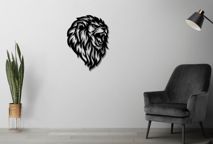 Lion Face Dxf , Svg , Png , Files , Lion , Head , Face , Wild , Lions ...
