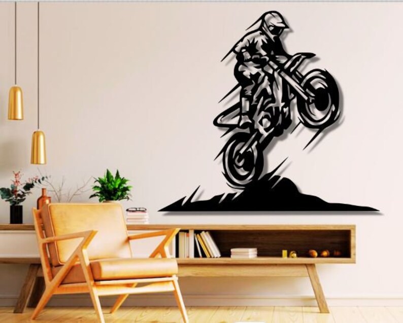 Motocross Dxf Svg Png Files Mototrial Motorcross - Etsy