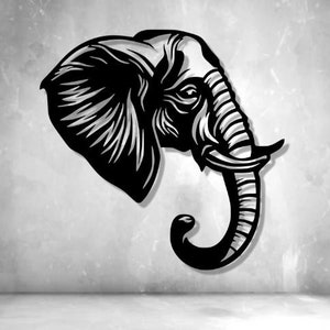 Elephant Dxf Svg Png Files , Elephant Dxf , Elephant Svg , File , Laser ...