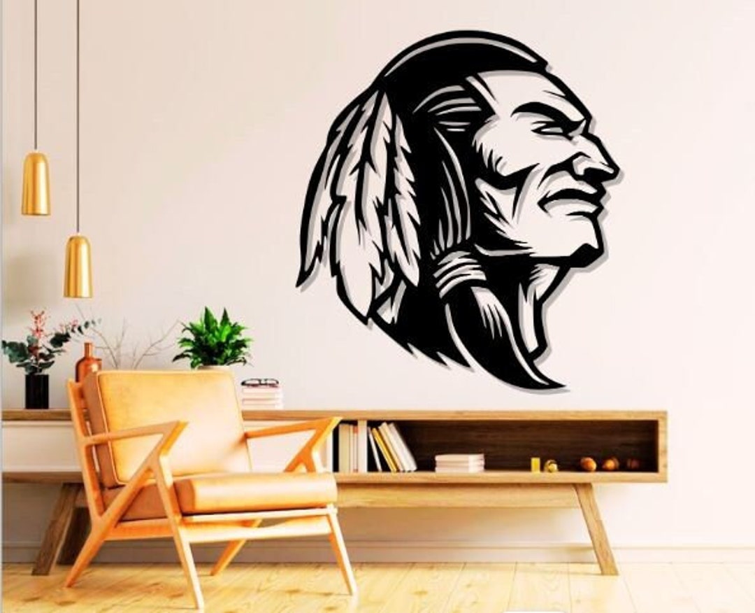 American Native Dxf Svg Files , Native , Indian , American , Chef ...