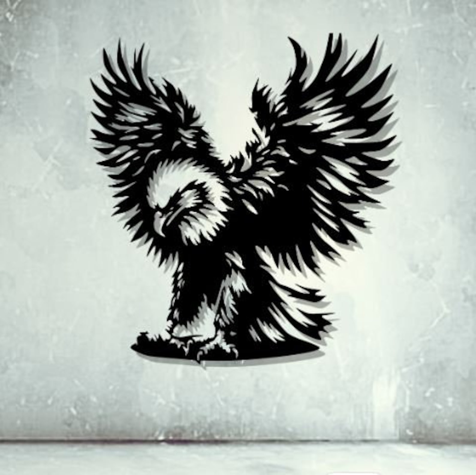 Bald Eagle Dxf Svg Png Files Eagle Plasma Cut File for Cnc Plasma Laser ...