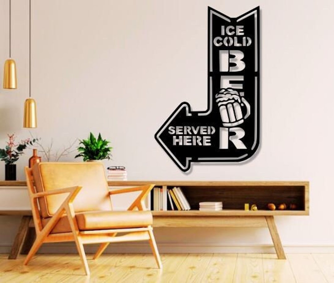 Beer Dxf Svg Png Files , Beer Cafe Pub Cold Beer Glass Arrow Sign Cut ...