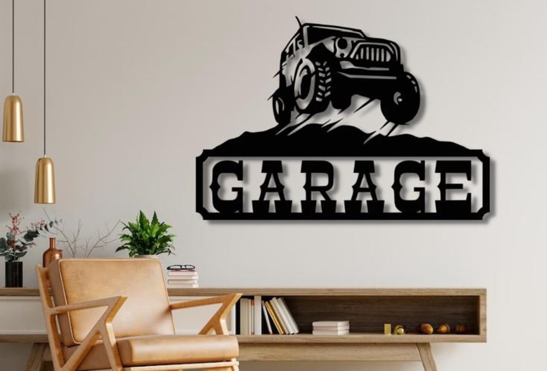 Garage Sign Dxf Svg Png Files Wall Art Laser Cut - Etsy