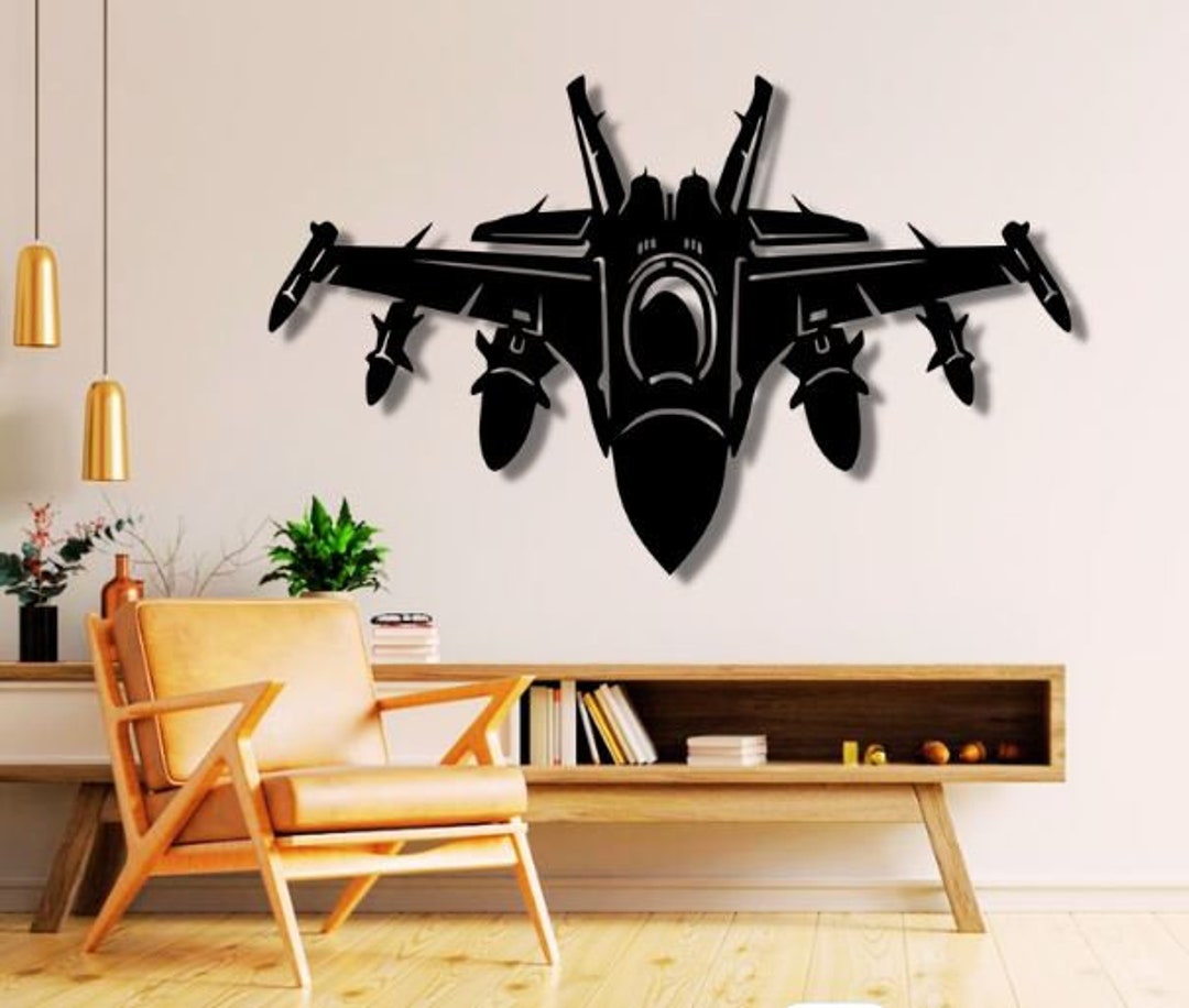 Jet Fighter Dxf Svg Png Files Jet Army Plane War - Etsy
