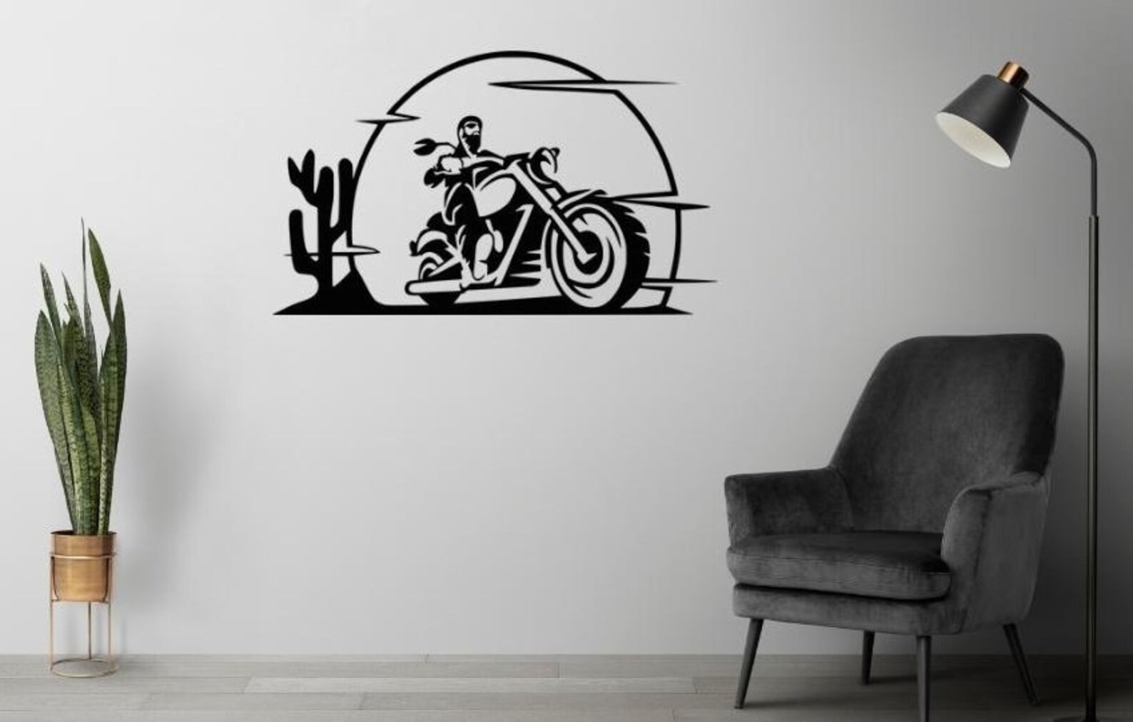 Motorcycle Dxf Svg Png Files Laser Cut Biker - Etsy