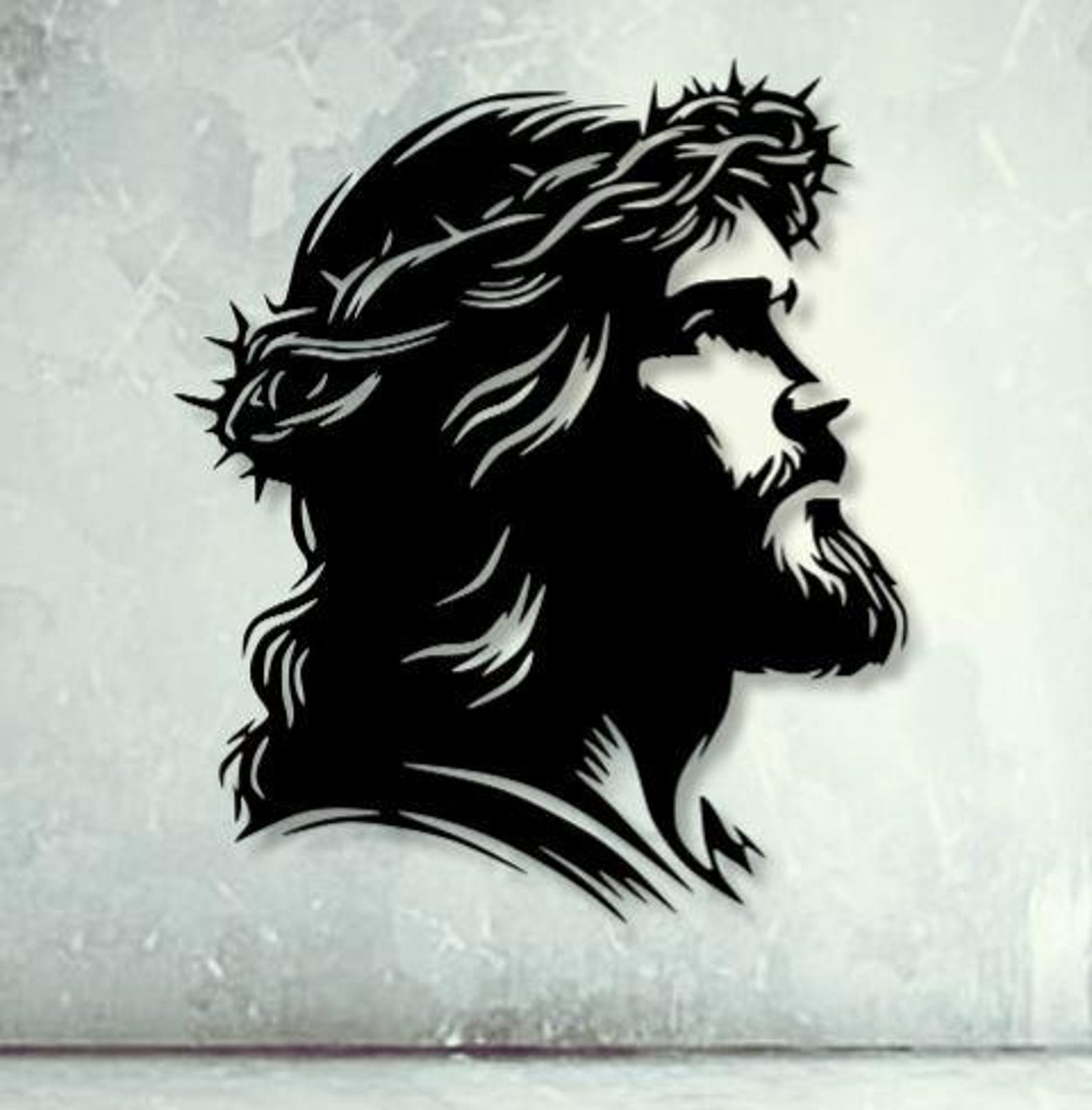 Jesus Metal Wall Art Files, CNC Plasma Laser Cut (svg, Dxf, Png) - Etsy