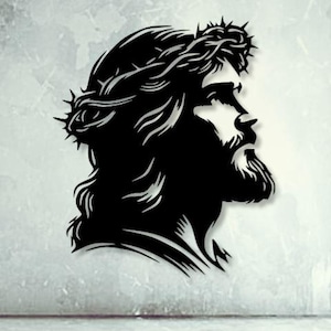 Jesus Dxf Svg Png Files Wall Art Cut File for Cnc Plasma Laser ...