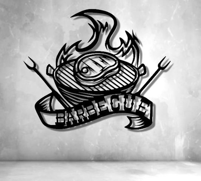 Barbecue Dxf Svg Png Files Bbq Grill Meat Cut - Etsy