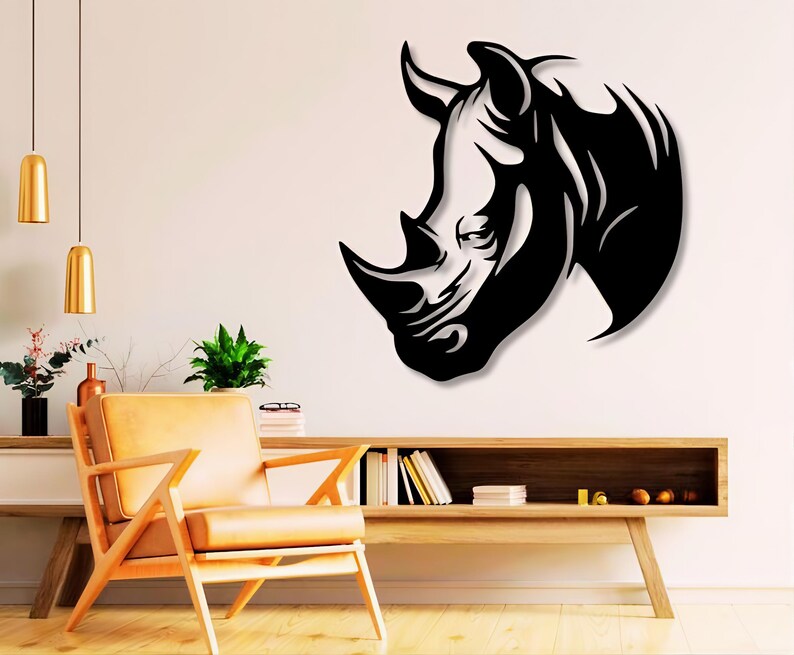 Rhino Dxf , Svg , Png , Files , Rhino , Cut , File , Rhinoceros , Face ...