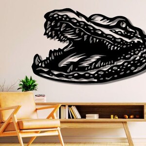 Crocodile Dxf Svg Png Files Alligator Crocodile - Etsy