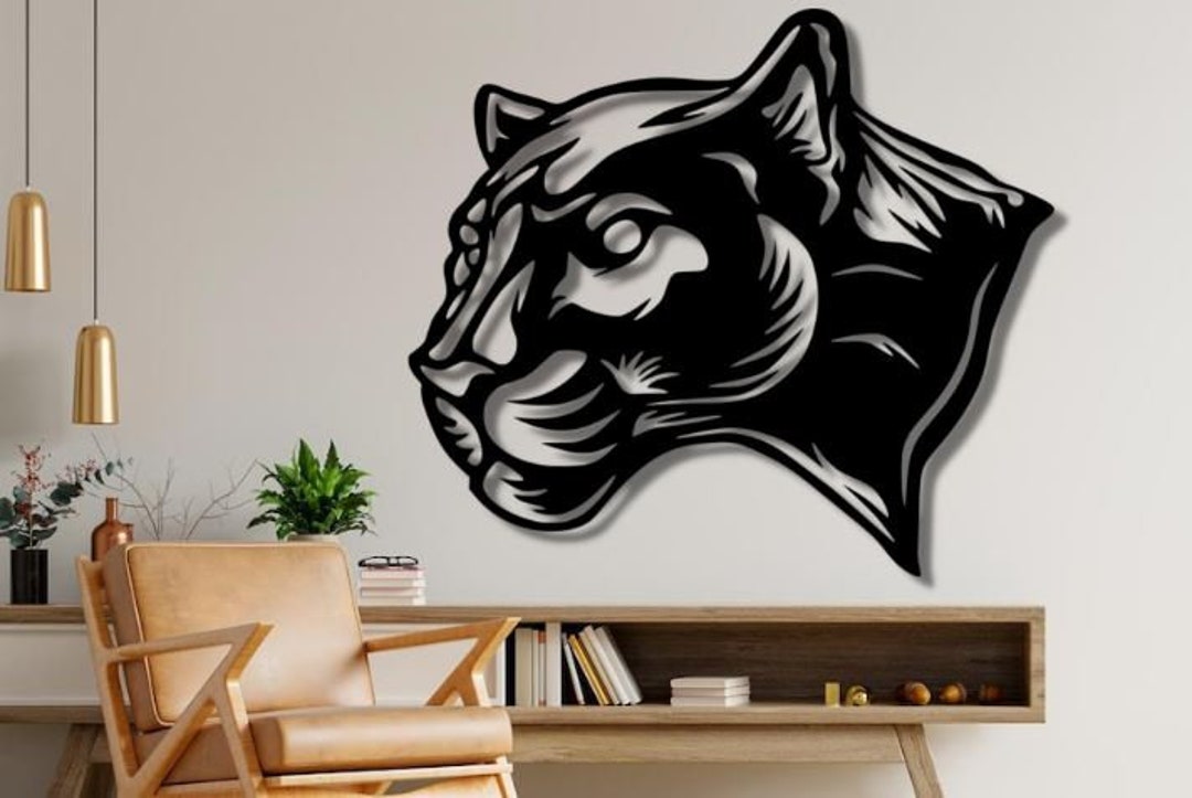 Panther Dxf , Svg , Png , Fİles , Panther , Salvaje , Gato , Familia ...