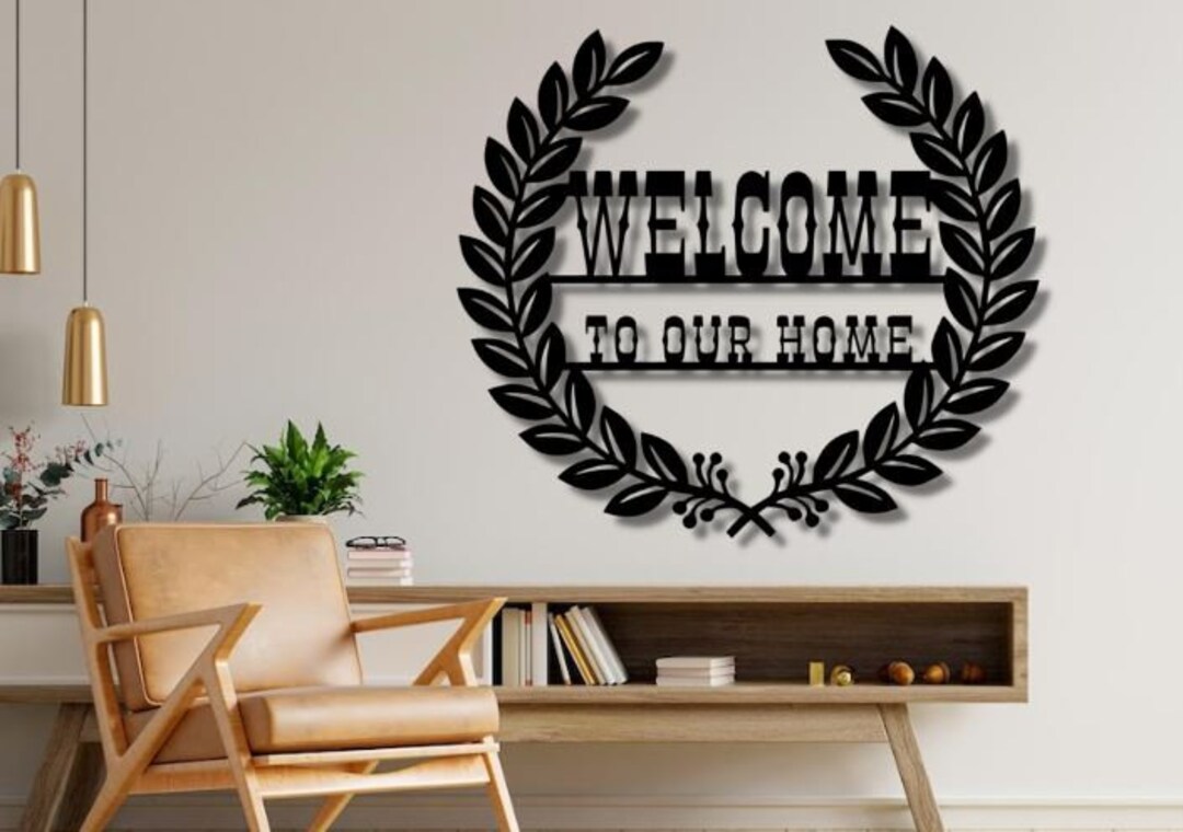 Welcome Our Home Dxf , Svg , Png , Files , Welcome , Home , Sign , Cut ...