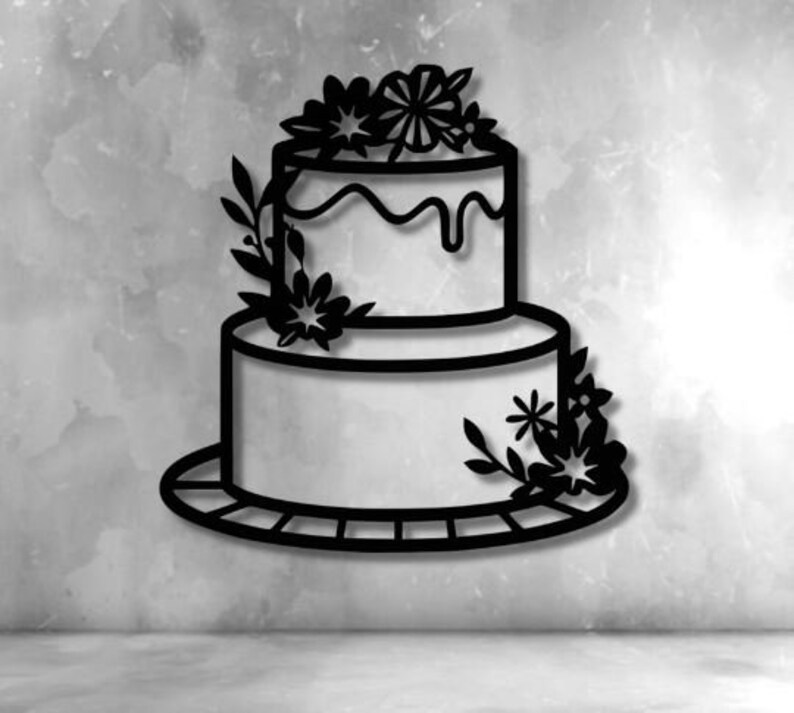 Cake Dxf Svg Png Files Bakery Muffin Cupcake - Etsy