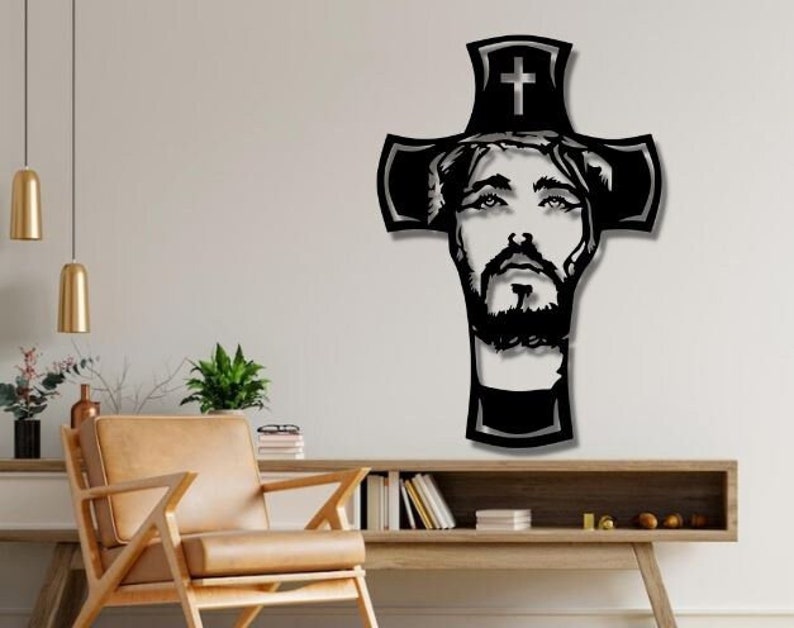 Jesus Cross Dxf Svg Png Files Jesus Christ Cross - Etsy