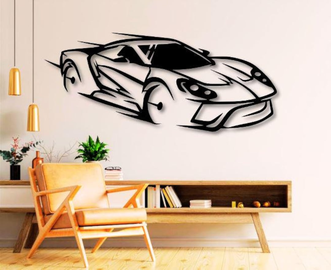 Sport Car Dxf Svg Png Files Fast Racing Performance Cut File for Cnc ...