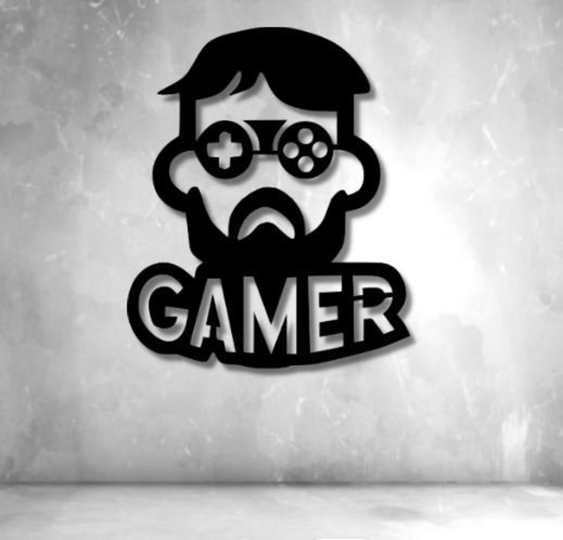 Gamer Dxf Svg Png Files Game Gamer Gaming Room - Etsy