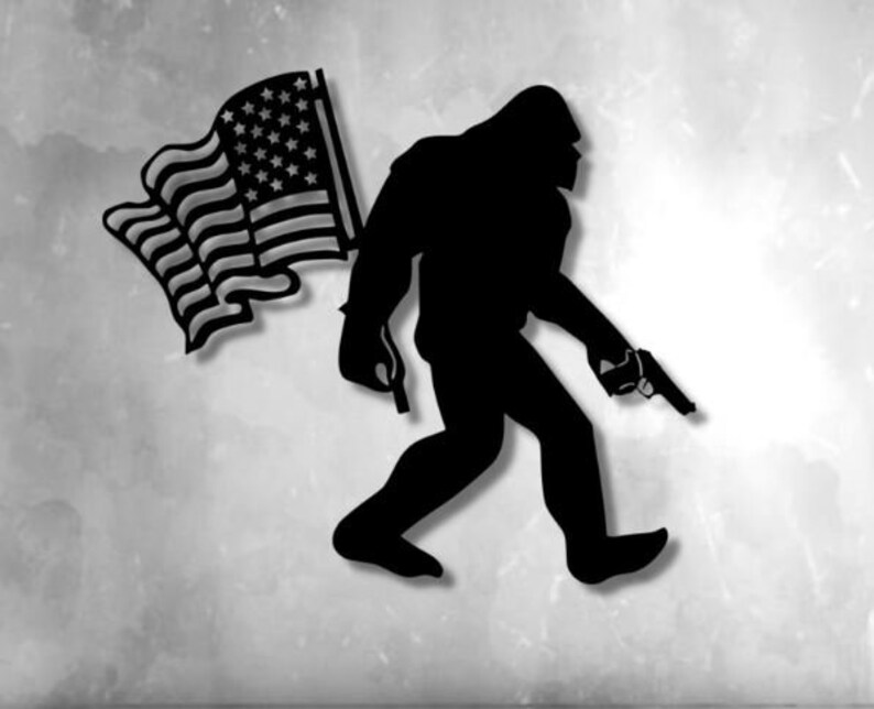 Bigfoot Dxf Svg Png Files Sasquatch Yeti Sasquatch - Etsy