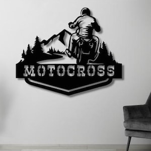 Motocross Dxf , Svg , Files , Wall Art , Laser Cut , Biker , Motorcycle ...