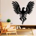 Phoenix Dxf , Svg , Png , Files , Wings , Rising , Bird , Vectorel ...