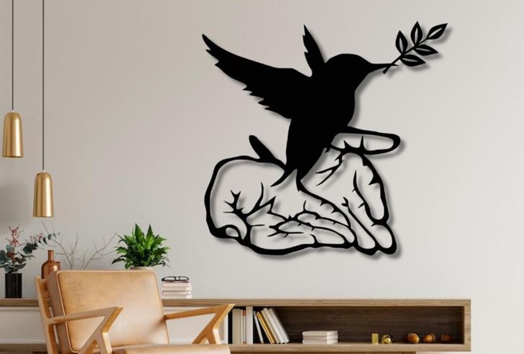Bird Fly Dxf , Svg , Png , Files , Wall Art , Handful , Bird , Peace ...
