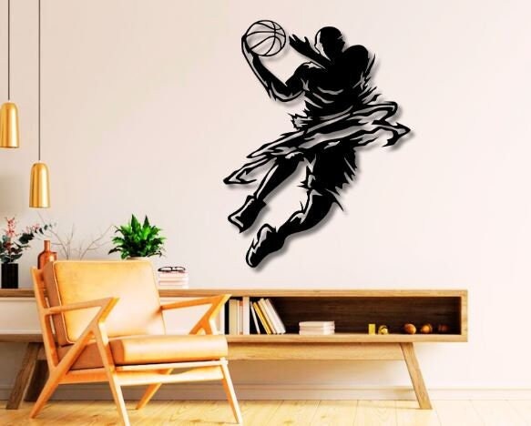 Basketball Player Dxf Svg Png Files Plasma Cut File for Cnc Plasma ...