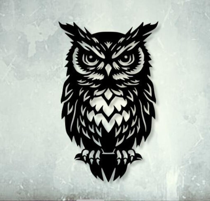 Owl Dxf Svg Png Files Bird Cut File for Cnc Laser Plasma Cricut - Etsy