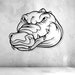 Alligator Dxf Svg Png Files , Alligator , Face , Wall Art Cut File for ...