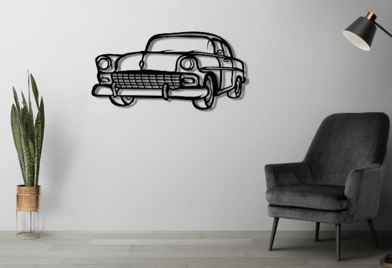 Old Car Dxf Svg Png Files Classic Vintage Car - Etsy
