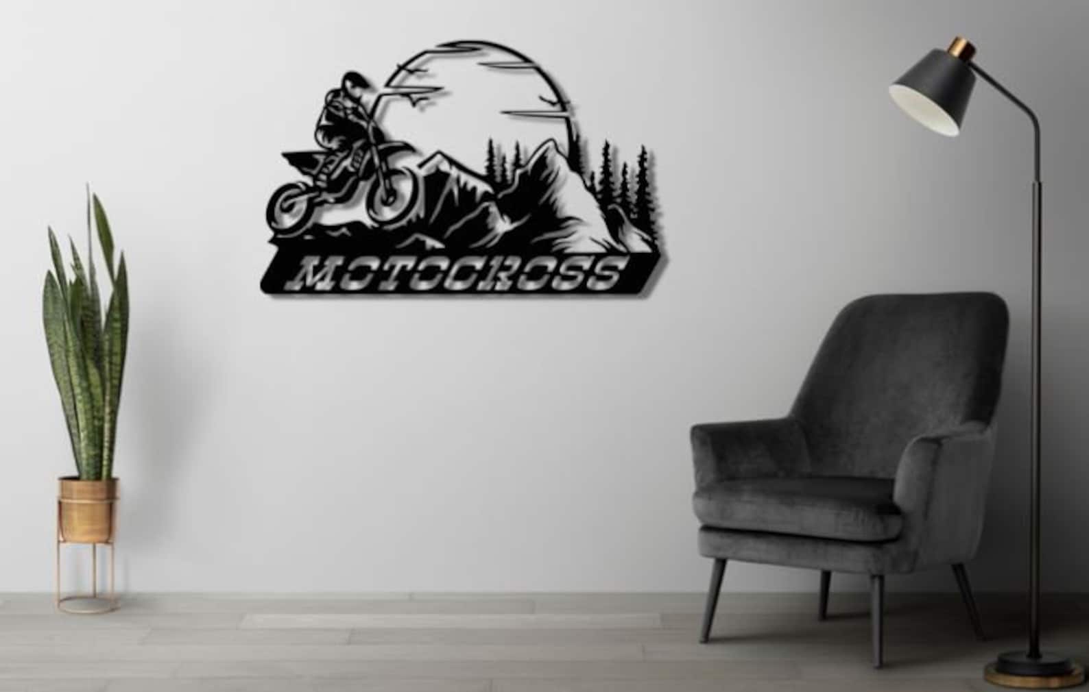 Motocross Rider Scene, CNC Plasma Cut File (svg, Dxf, Png) - Etsy